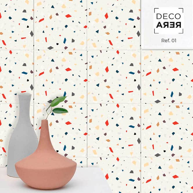 Pop Terrazzo Vinyl Tiles - Decorera Home