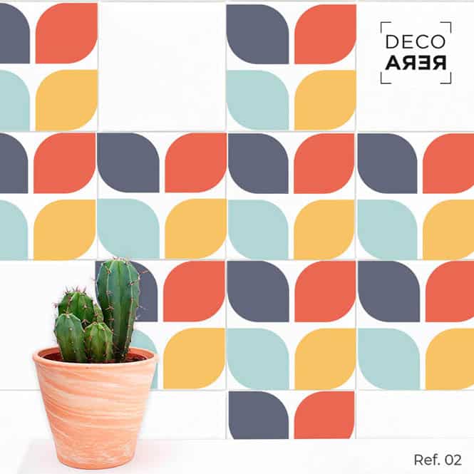Pop Petals Vinyl Tiles - Decorera Home