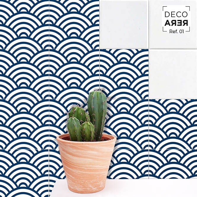 Modernist Sea Tiles - Decorera Home