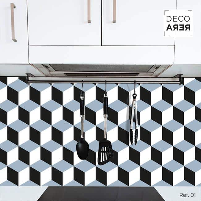 Modernist Cubes Backsplash - Decorera Home