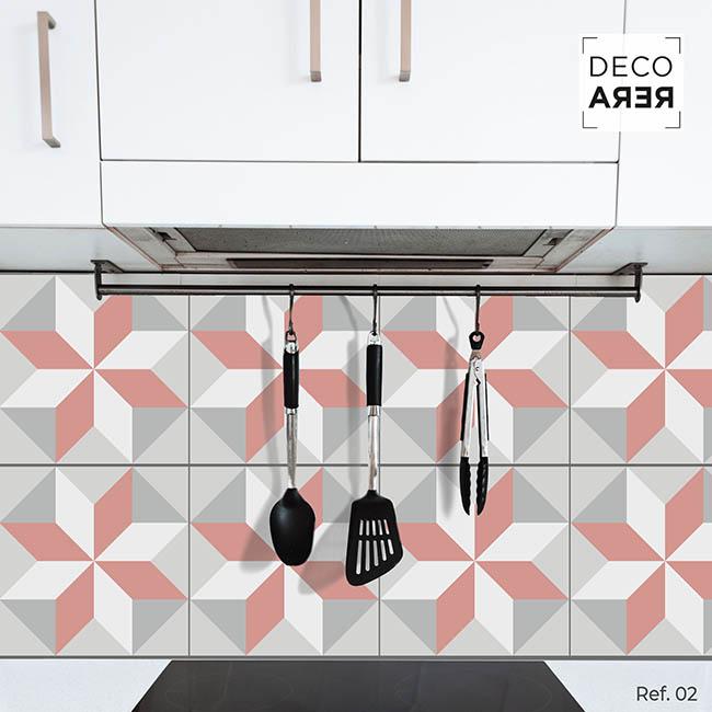 Modernist Compass Backsplash - Decorera Home