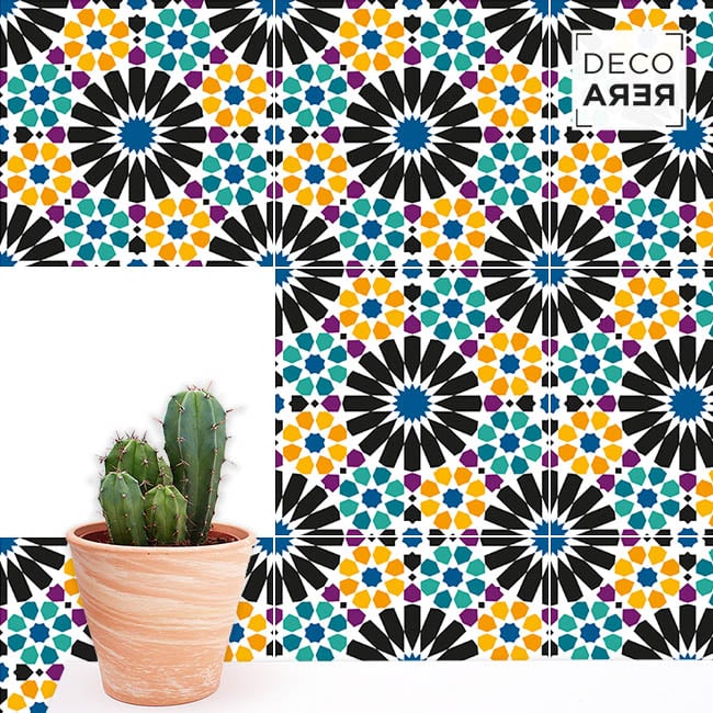 Alhambra Wheel Tiles - Decorera Home